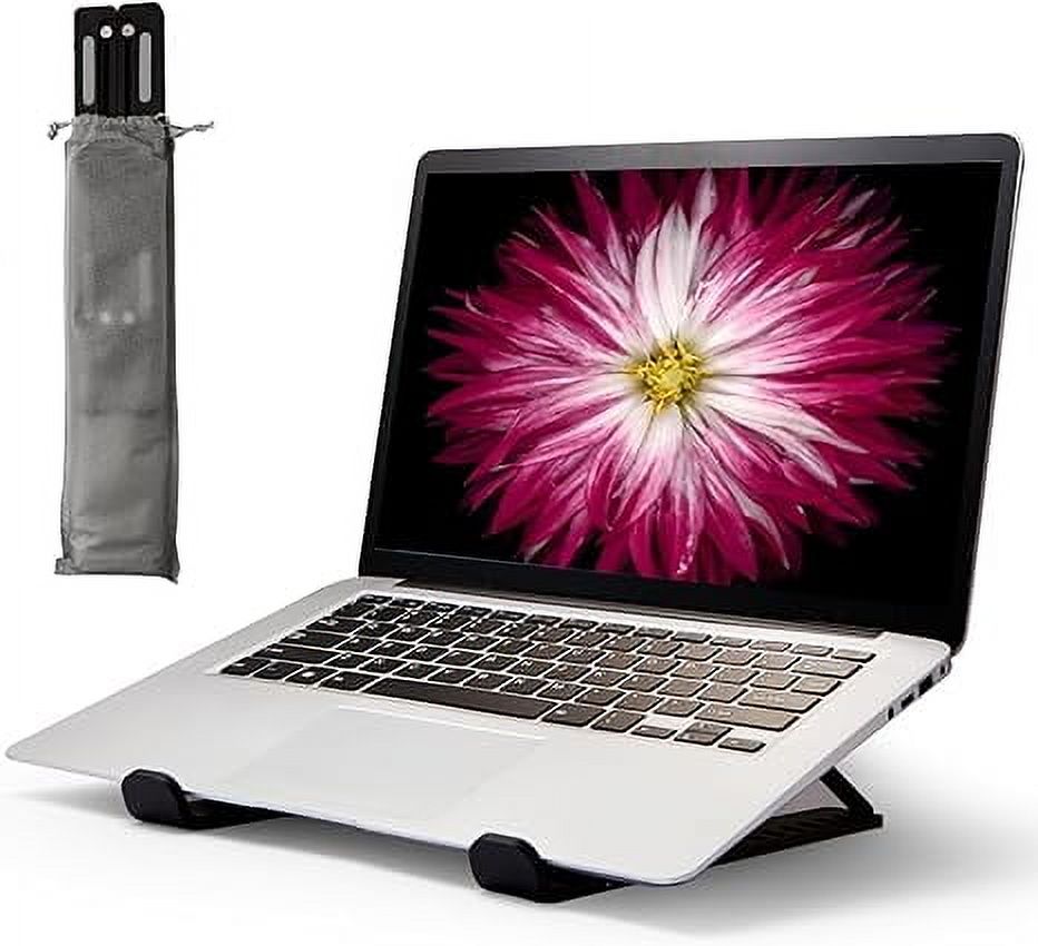 Aluminum Laptop Holder, Multi-Angle Adjustable Stand for Desk, Portable ...