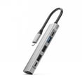 Aluminum Laptop Hub, 6-Port with 4K UHD Output PD60W Charging and USB3 ...