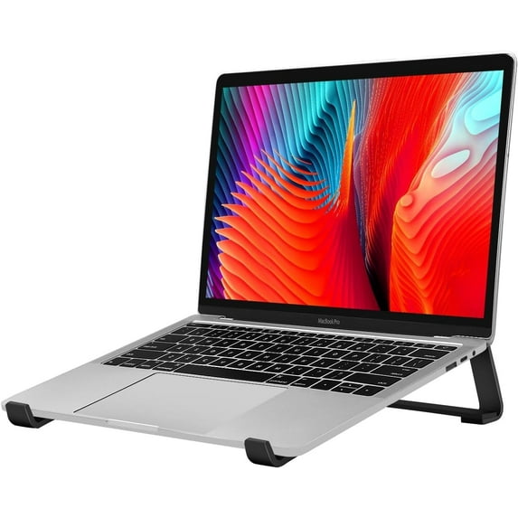 Aluminum Laptop Stand for Desk - Cooling Ergonomic Design Fits MacBook ...