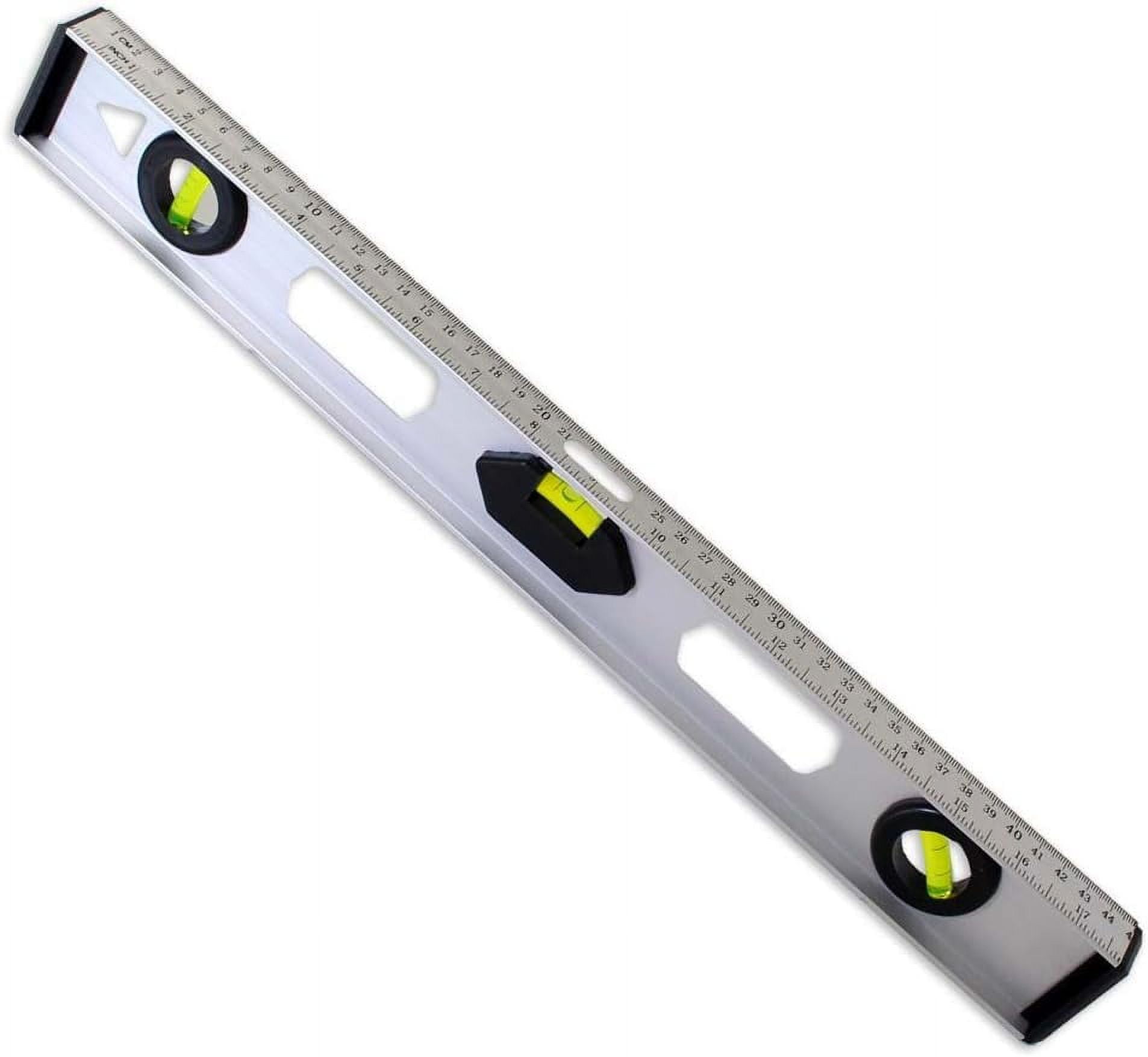 Aluminum Level | 3 Curved Center Bubble Glass Vials | Economical ...