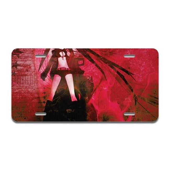 Aluminum License Plate - Anime - Walmart.com