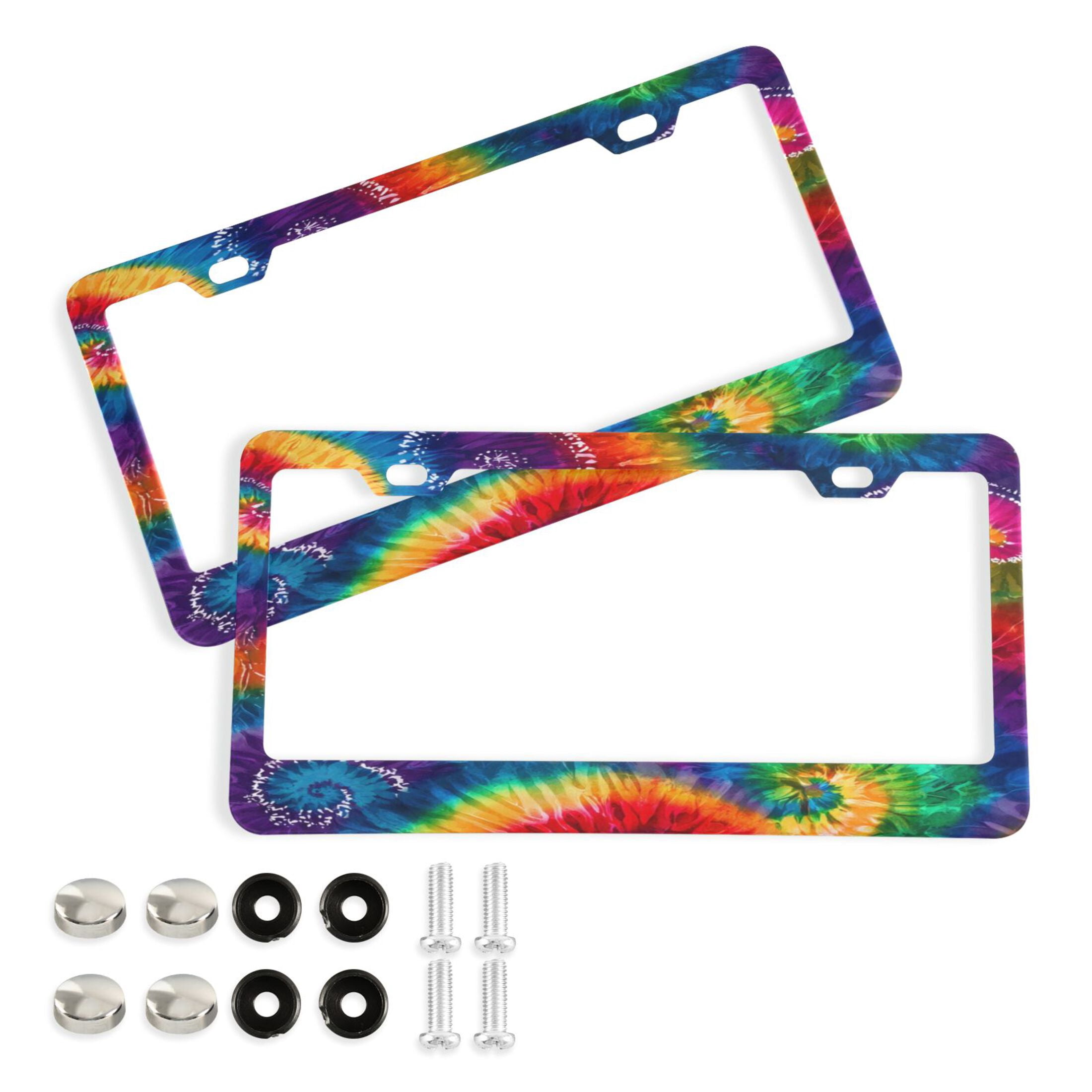 Aluminum License Plate Frame 2 Pack Car Exterior Accessory Car Tag ...