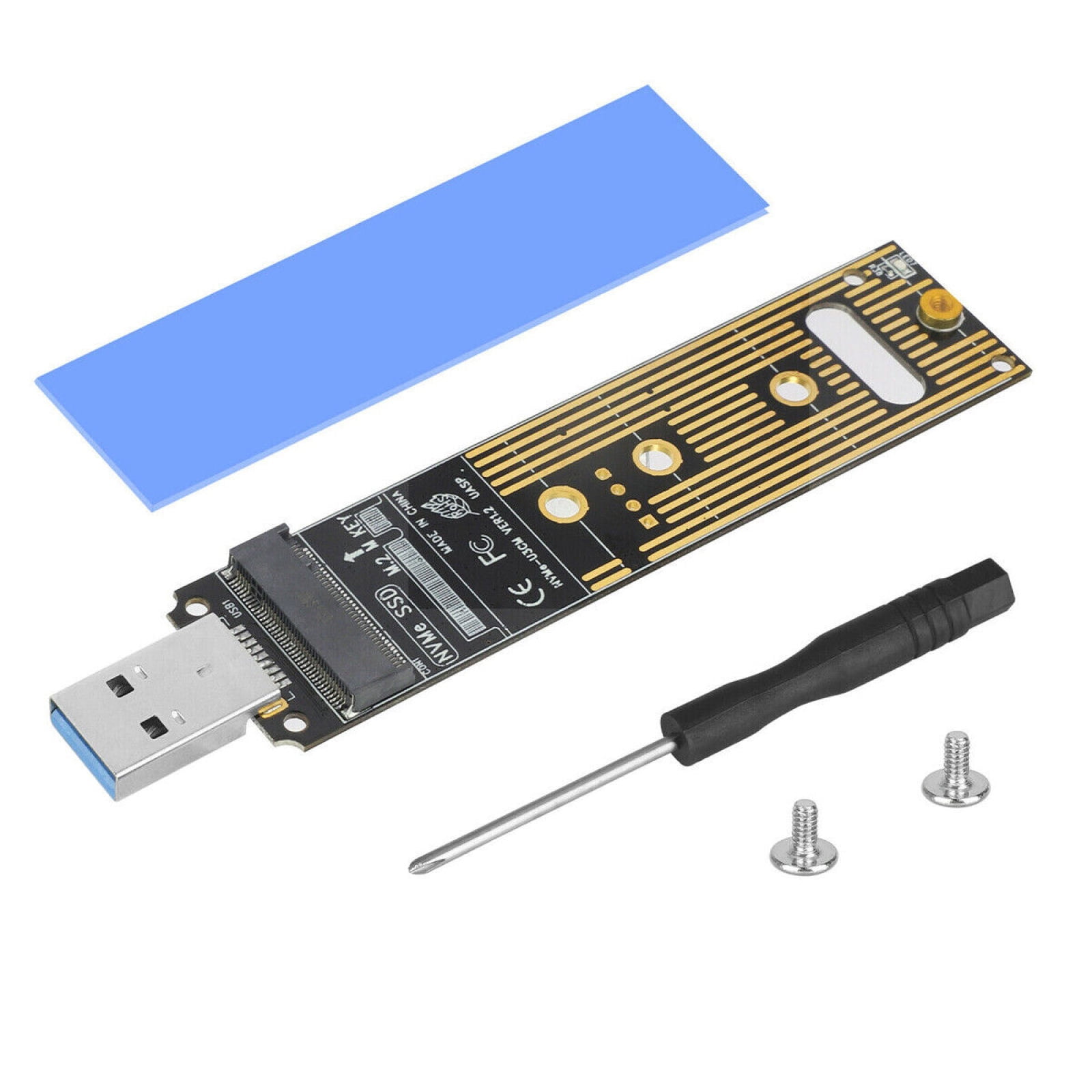 Aluminum M.2 NVMe USB 3.1 Adapter with Hot Swap Capability for ...