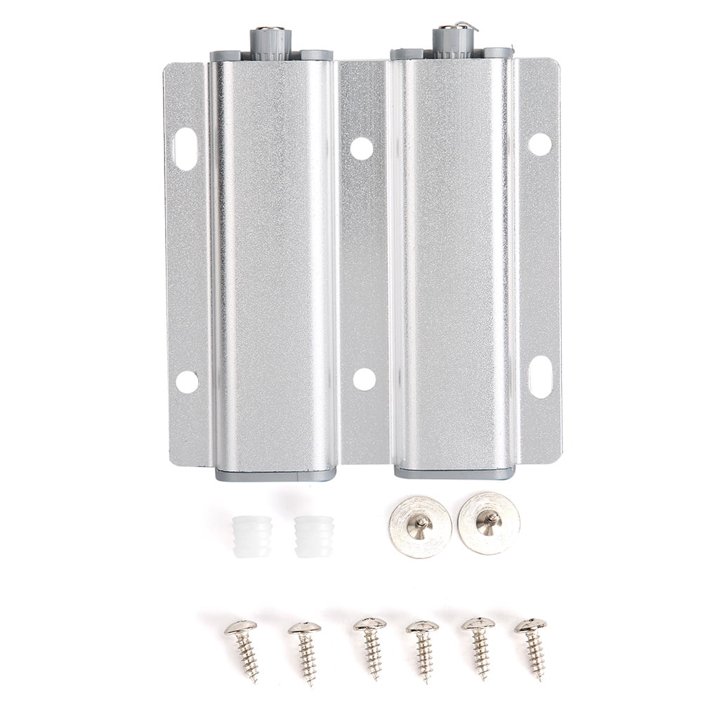 Aluminum Magnetic Cabinet Double Door Catch with Buffer - Free Handle ...