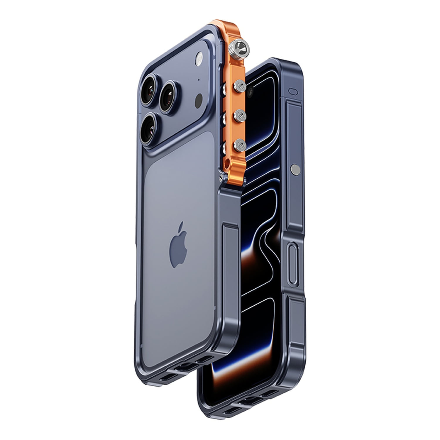 Aluminum Metal Bumper for iPhone 17 Pro Max, No Backplane Frame Hard ...
