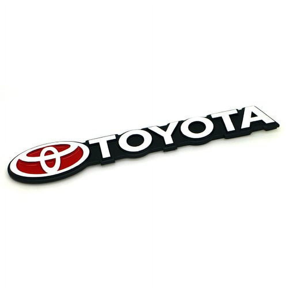 Aluminum Metal Car Emblem Badge Sticker Decal for Toyota WITH 3M tape ...