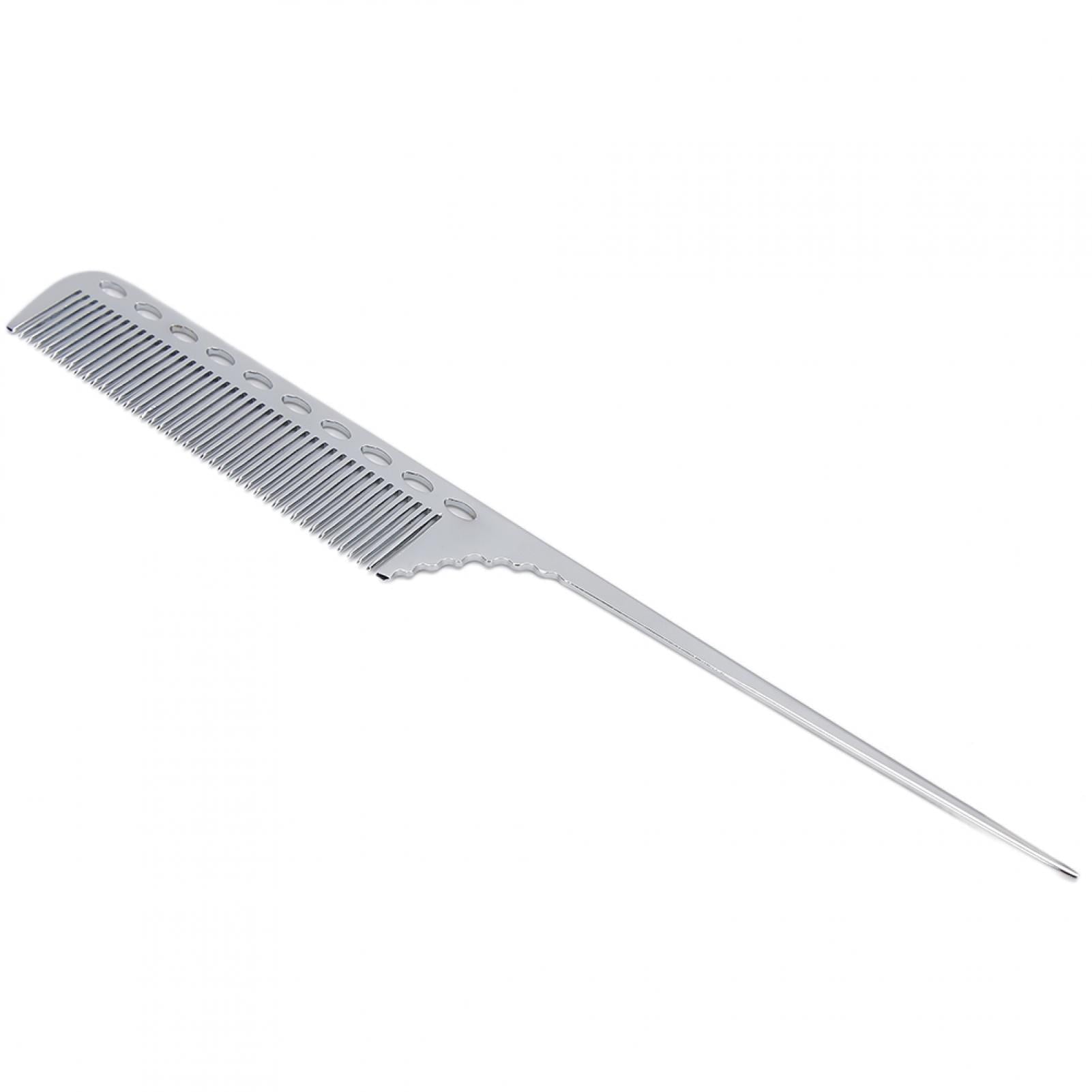Aluminum Metal Comb Tail Hair Comb Salon Tools Hairdressing Tool Hair ...