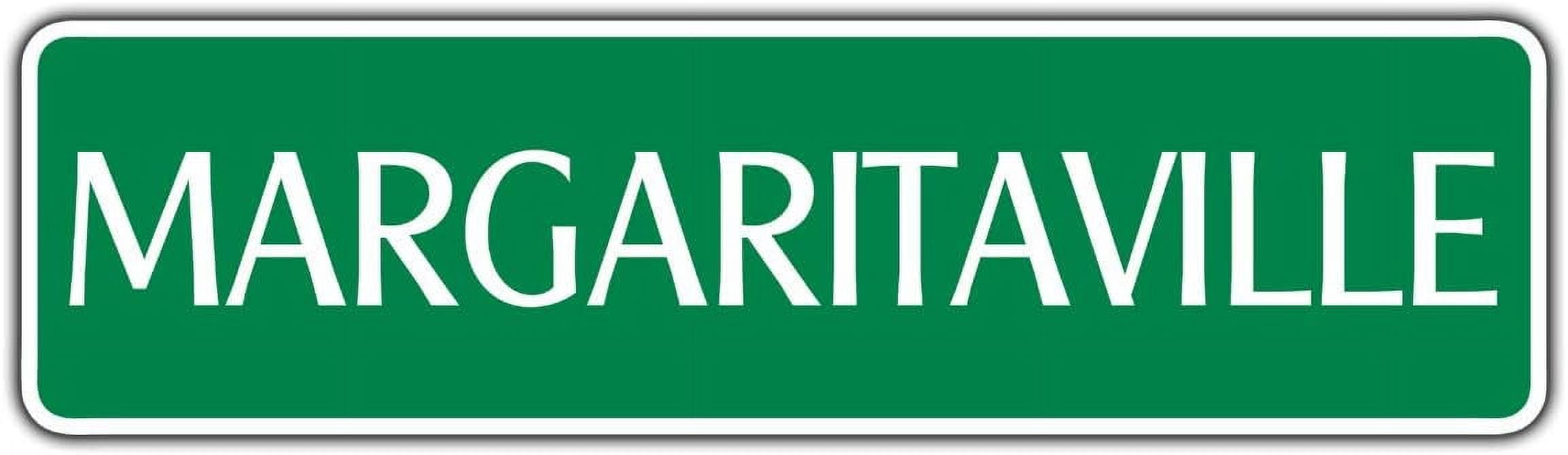 Aluminum Metal Novelty Street Sign Buffet Margarita Wall Décor 4x18 ...