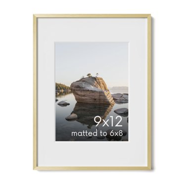 TheDisplayGuys Aluminum Metal 18x24 Picture Frame w. Tempered Glass ...