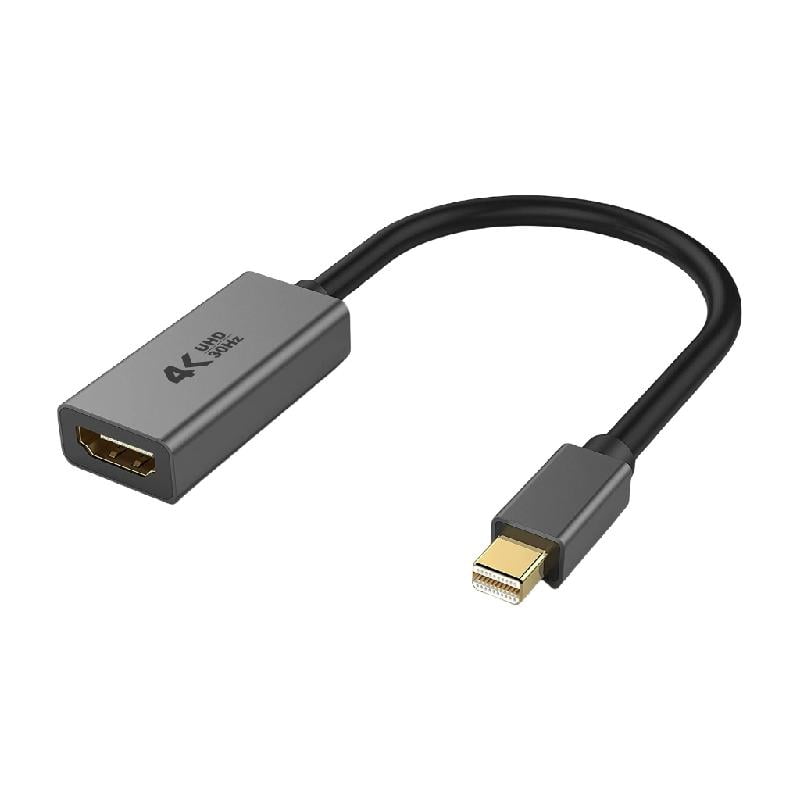 Aluminum Mini DP Hdmis Adapter 4K60Hz Gold Plate Port Laptop Projectors ...