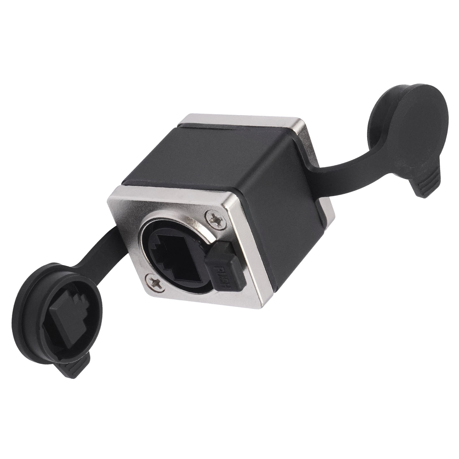 Aluminum Mixture RJ45 Panel Mount Clip Locking Defended Link For CAT5 ...