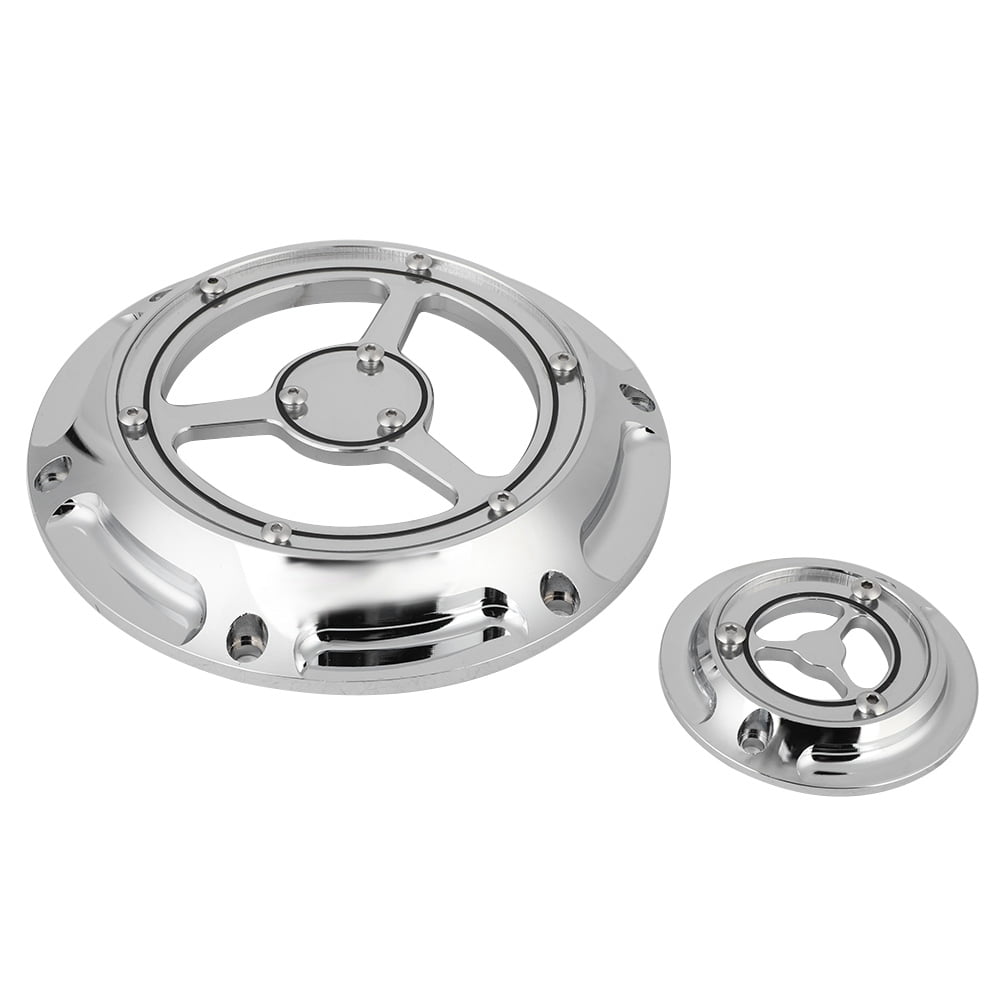 Aluminum Motorcycle Derby Cover & Timing Timer Covers Set for Harley ...