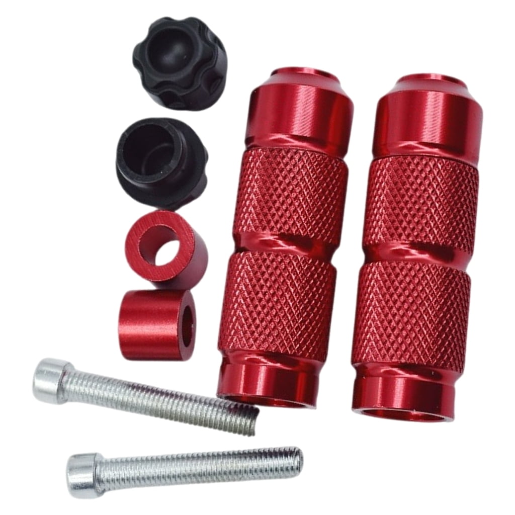 Aluminum Motorcycle Footpegs Rearset Foot Rest Peg Pedal with Nonslip ...