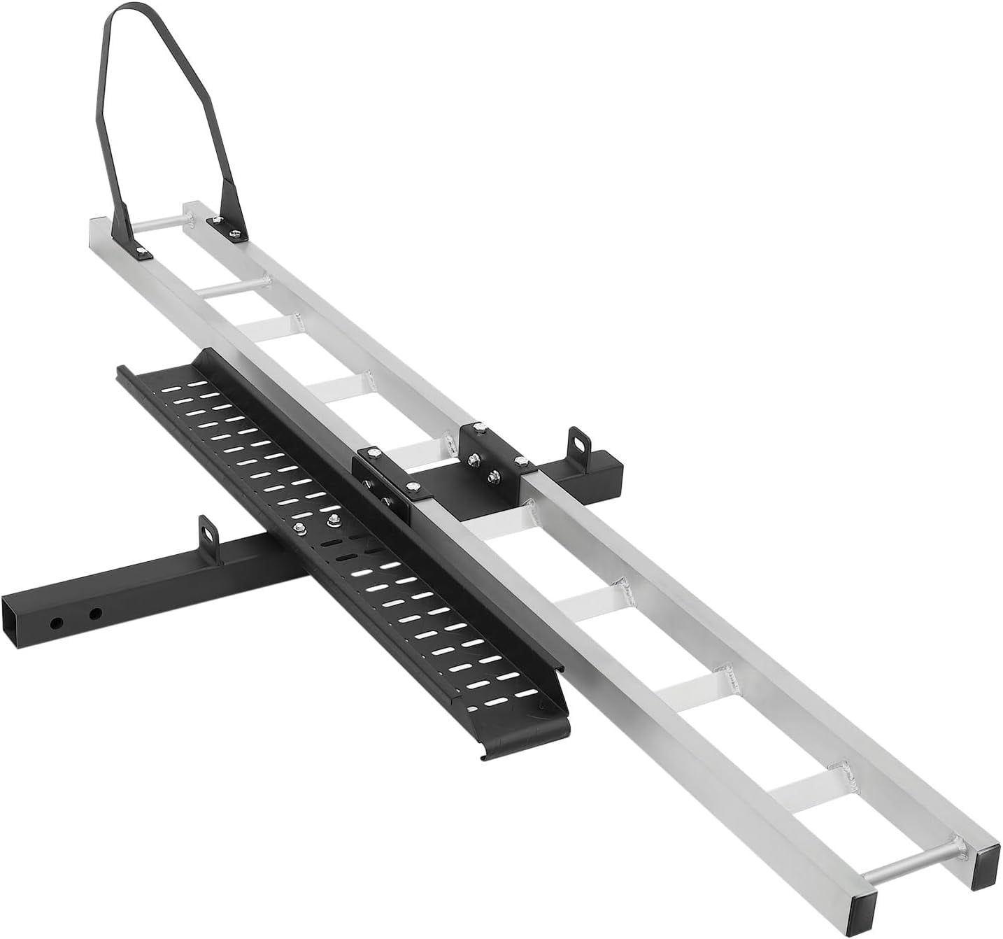 Aluminum Motorcycle Hitch Carrier 400 lbs Capacity，Folding Hitch Mount ...