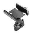 Aluminum Motorcycle Phone Mount Shockproof Rotation Secure Quick ...