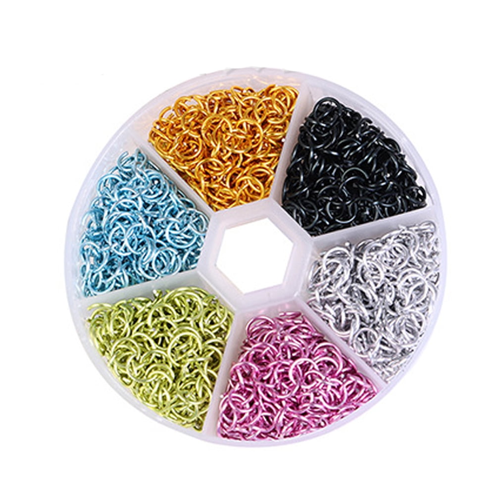 Aluminum Nail Jewelry Mix Color Dangle Ring Jump Rings Nail Art ...