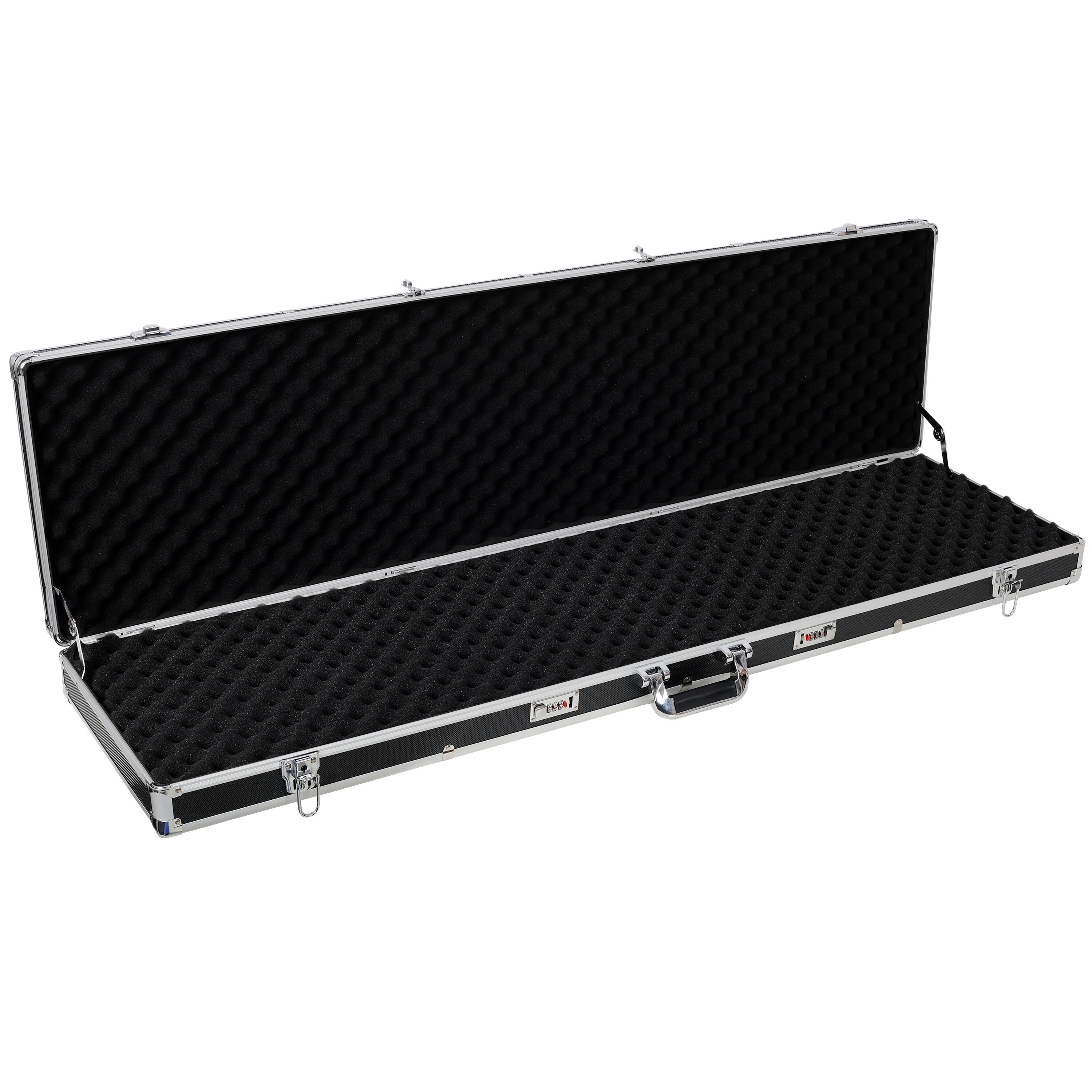 Aluminum New Framed Locking Pistol HandGun Lock Box Hard Storage Carry ...