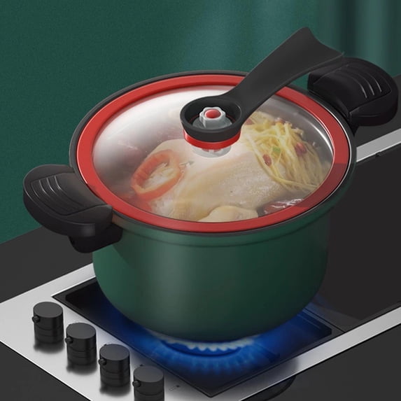 Aluminum Non-Stick Micro Pressure Cooker, Large Capacity Stock Pot ...