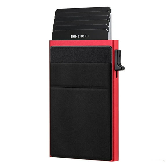 Aluminum Not Theft Card Case with Quick Release Mechanism Metal Card ...