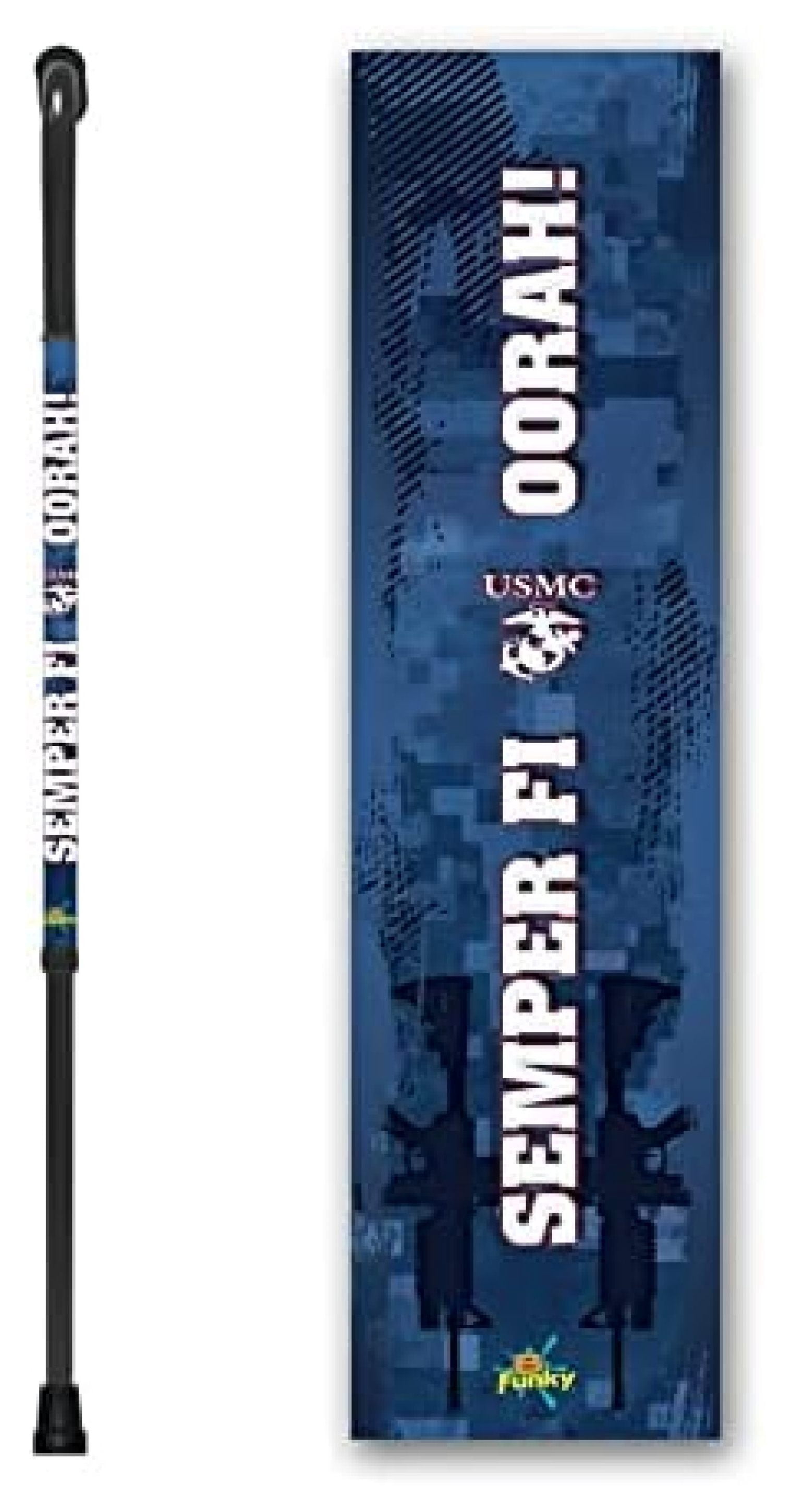 Aluminum Offset Walking Cane Military Veteran US Marines Semper Fi ...