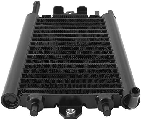 Aluminum Oil Cooler Radiator Cooling Fit For Harley Deluxe Fat Boy ...