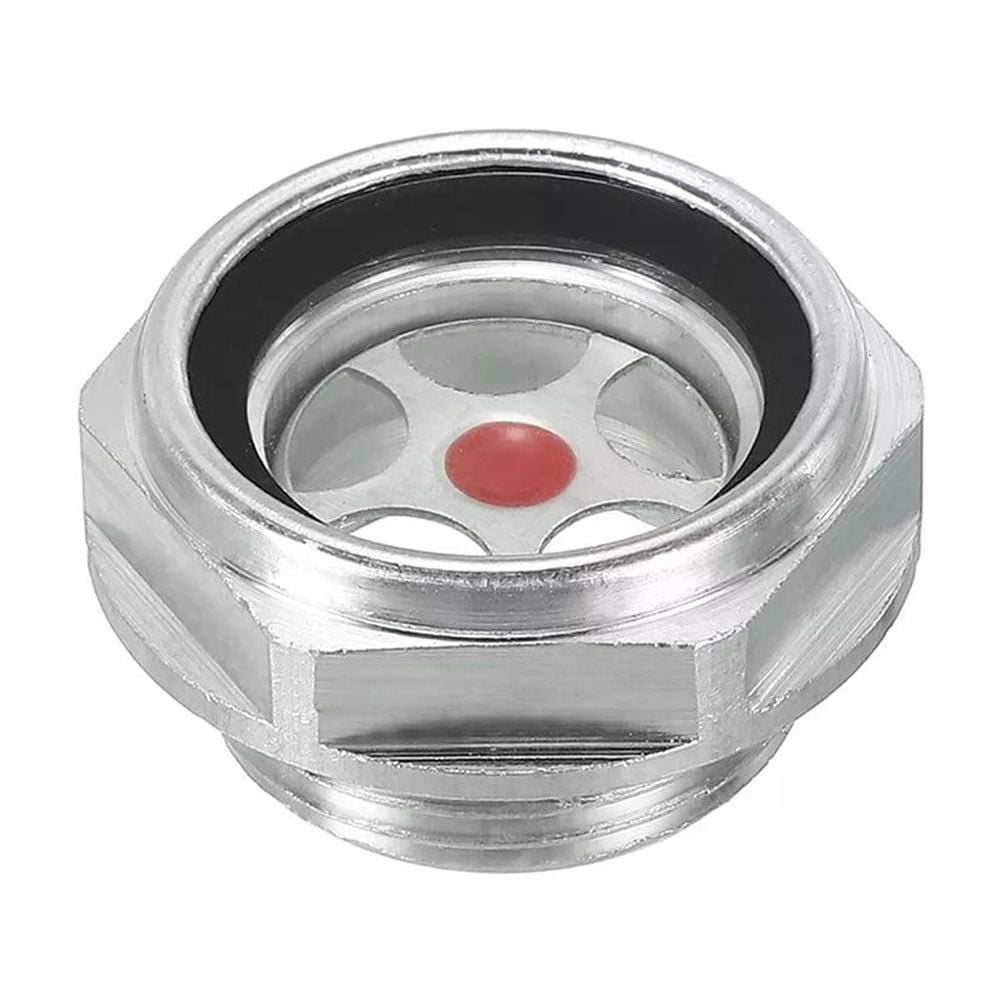 Aluminum Oil Sight Glass for Air Compressor 1 5 M24 Threaded Level ...