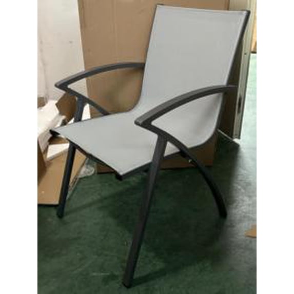 Aluminum Outdoor Dining Chairs with Quick-Dry Textilene Mesh, Ergonomic ...