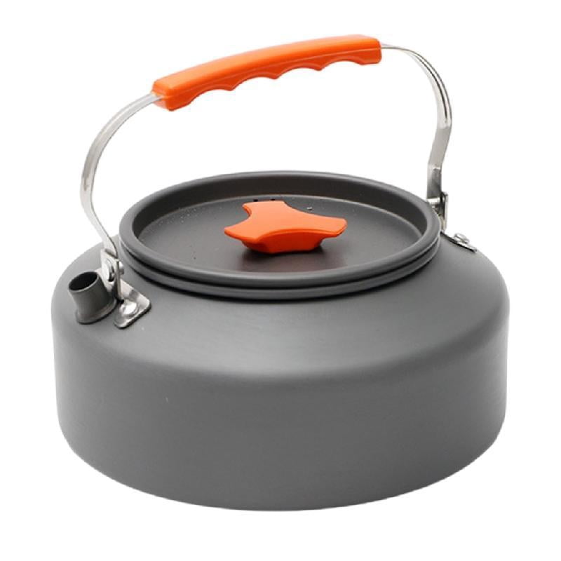 Aluminum Outdoor Hiking Kettle Pots Cookware Camping Kettle Stovetop ...