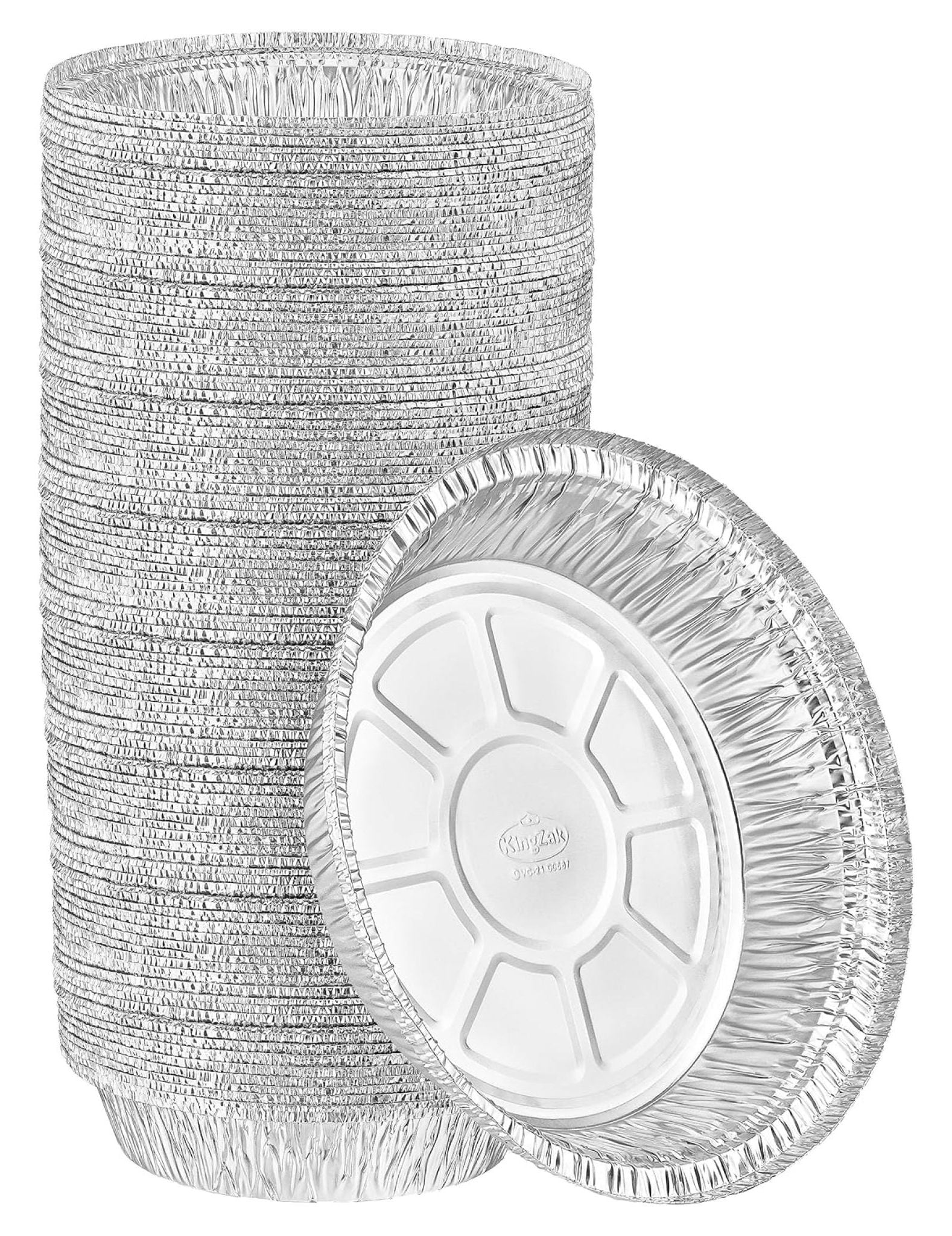 Aluminum Pans 9” Round Disposable Pans (500 Pack) – 9 Inch Round ...