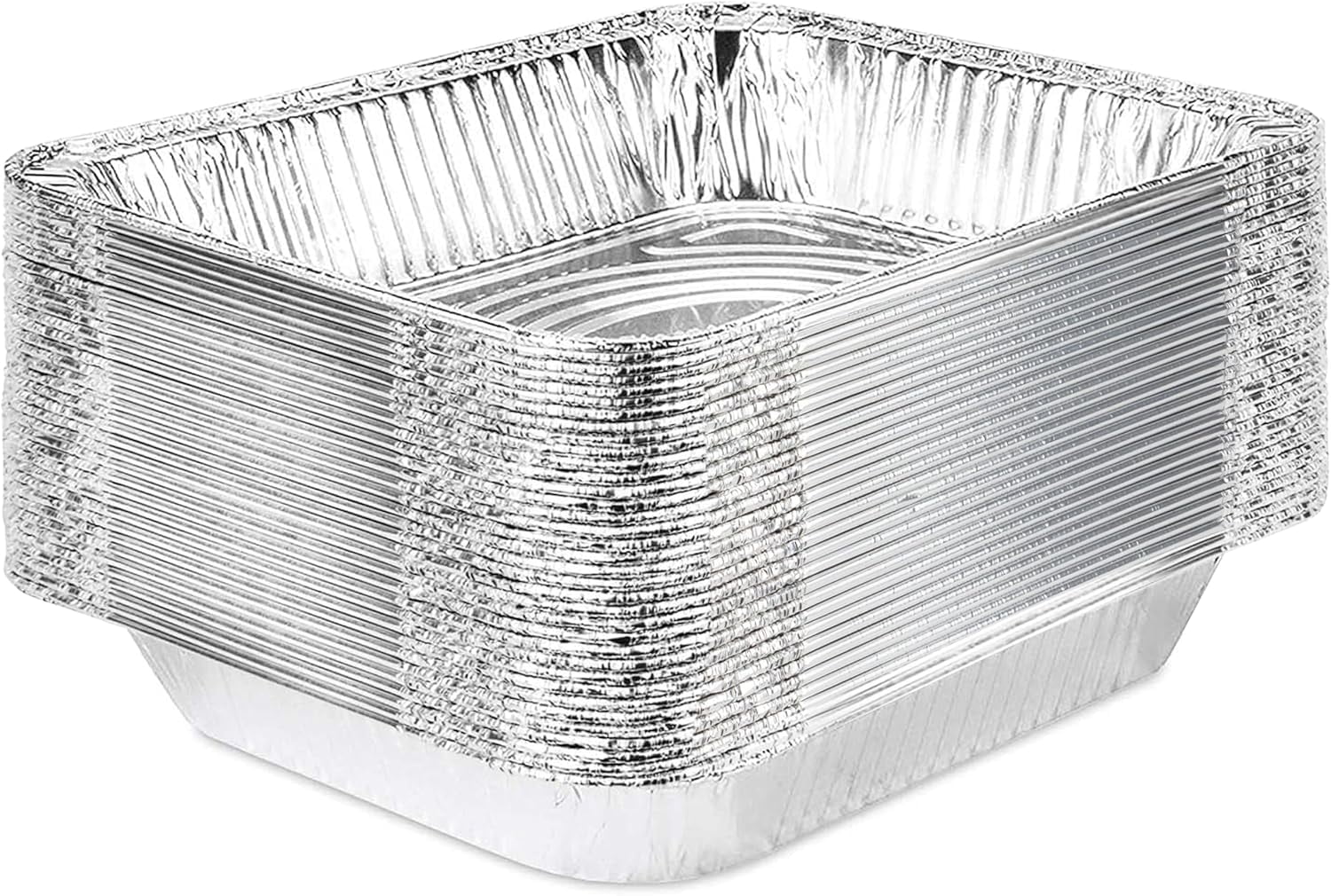 Aluminum Pans 9x13 Disposable Foil - Half Size Steam Table Deep Pans ...