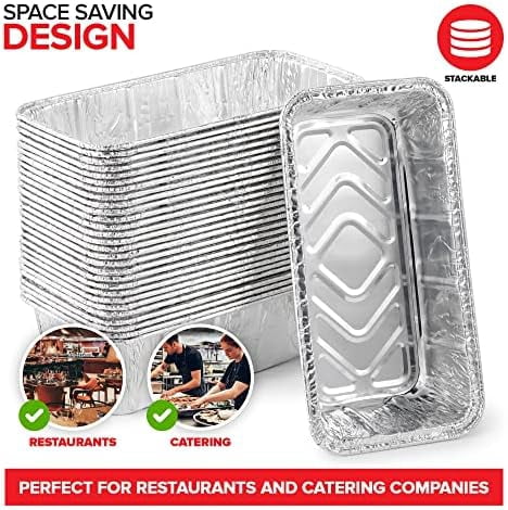 Aluminum Pans Bread Loaf Pans (30 Pack) 8x4 Aluminum Loaf Pan - 2 Lb ...