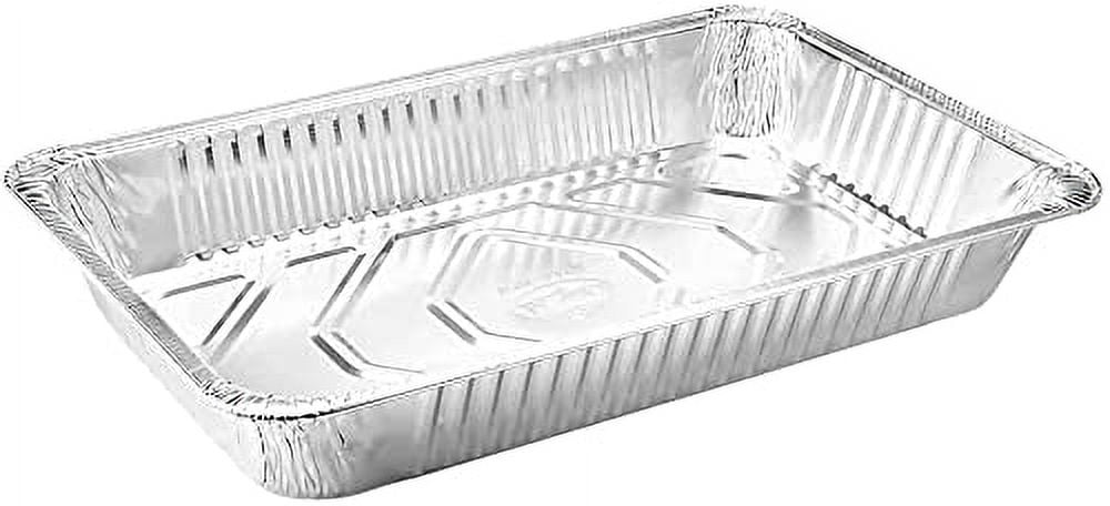 Aluminum Pans Full Size, Large Disposable Roasting & Baking Pan, 21"x13 ...