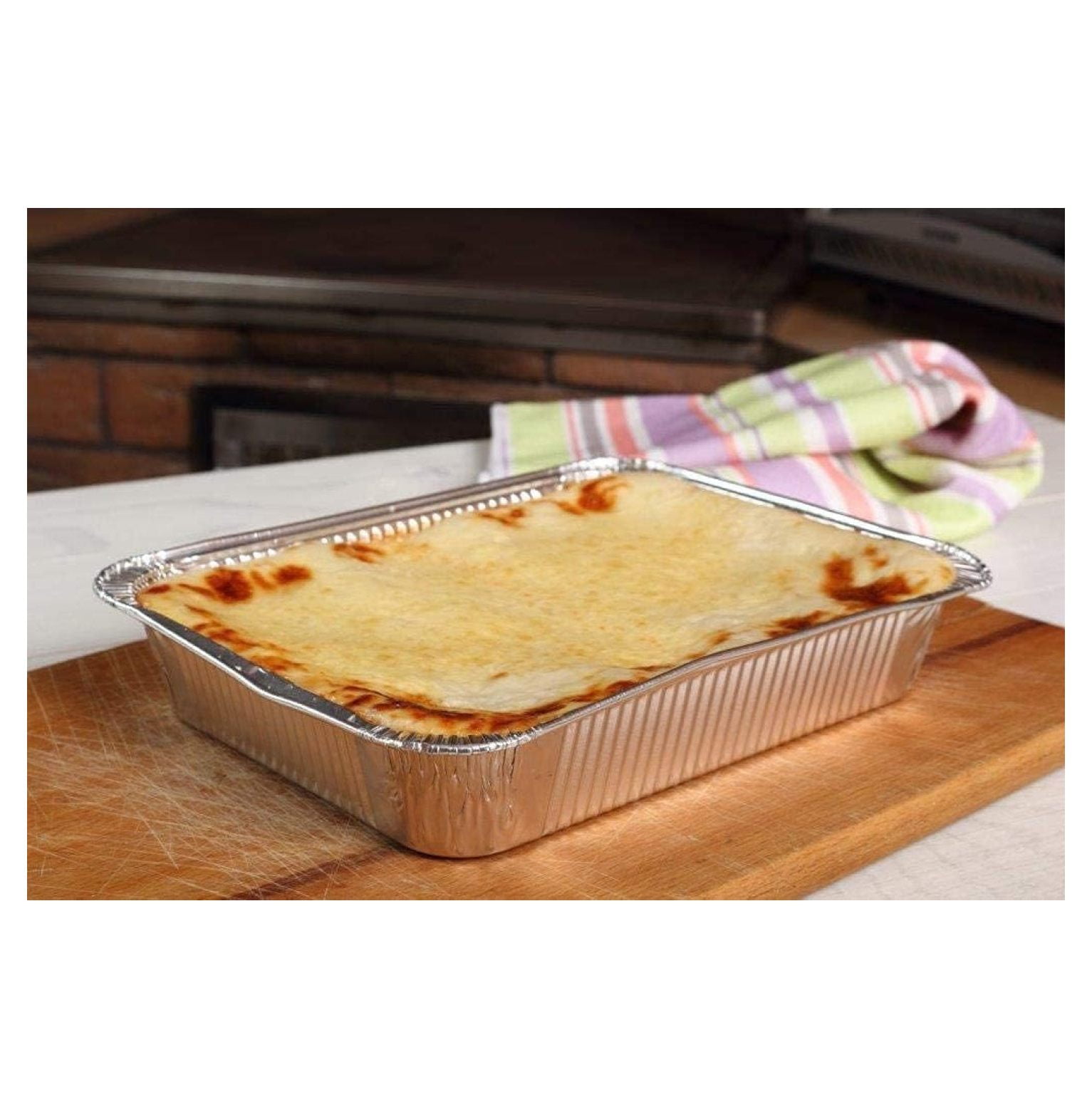 Aluminum Pans Full Size, Large Disposable Roasting & Baking Pan, 21"x13 ...
