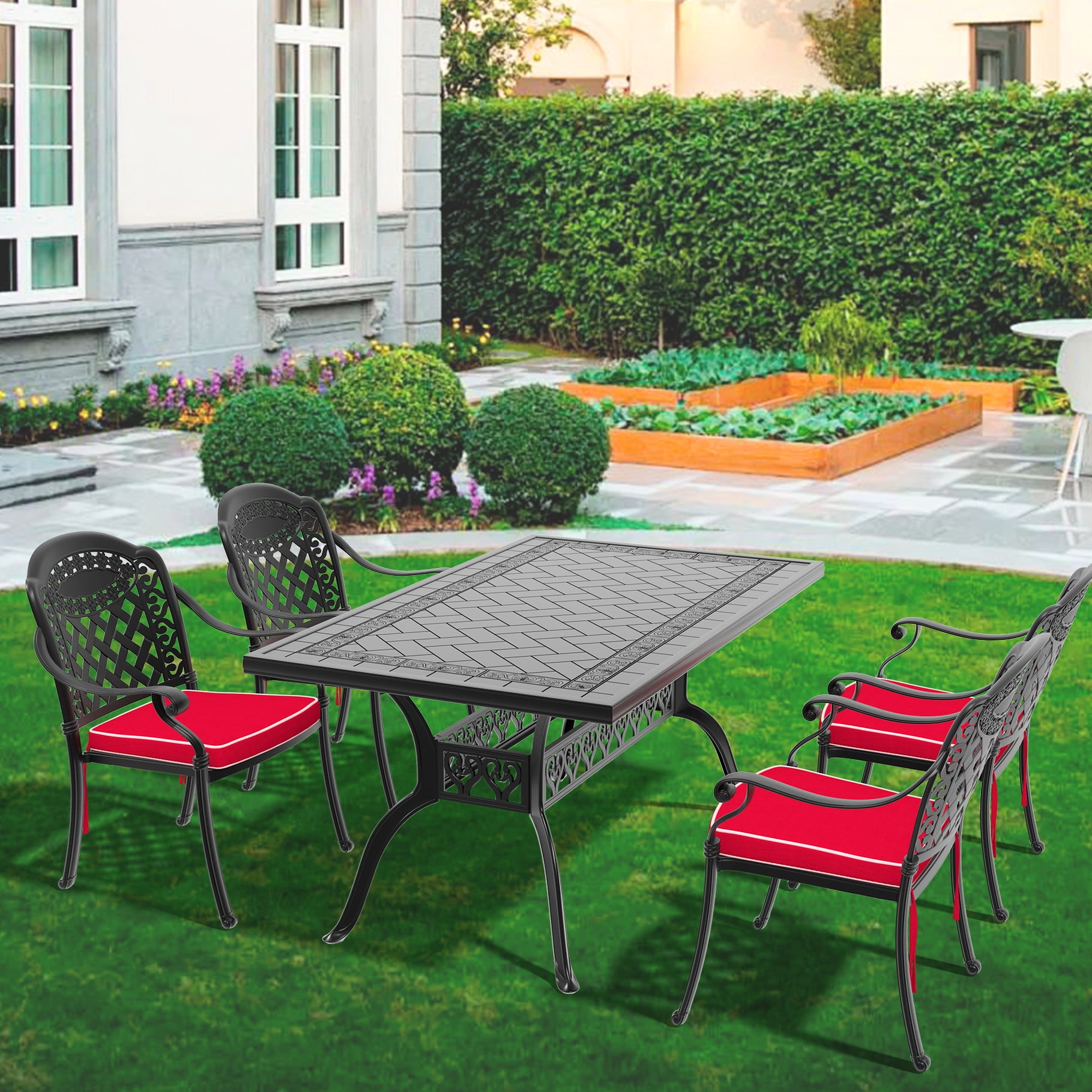 Aluminum Patio Set for Outdoor Spaces | Perfect for Garden Dining and ...
