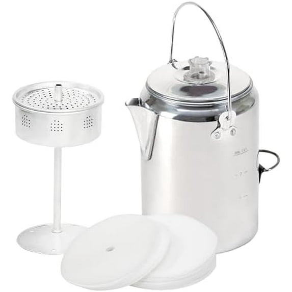 Aluminum Percolator Coffee Pot with Wire Handle - Walmart.com