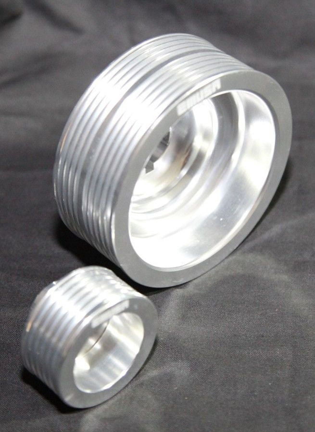Aluminum Performance SILVER Crank Pulley Kit for 02-05 Subaru Impreza 2 ...