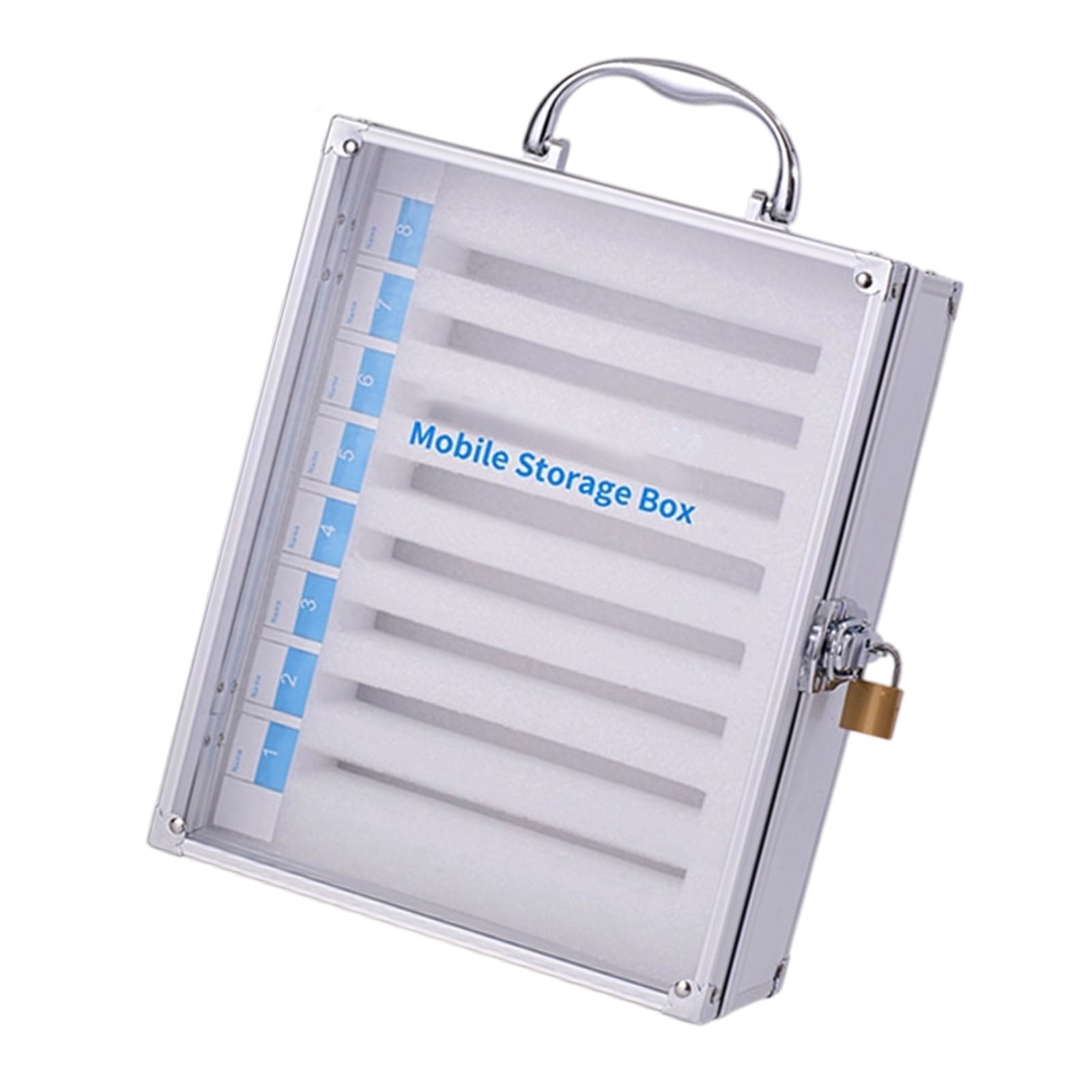 Aluminum Phone Storage Cabinet Mobile Device Organiser Locking ...