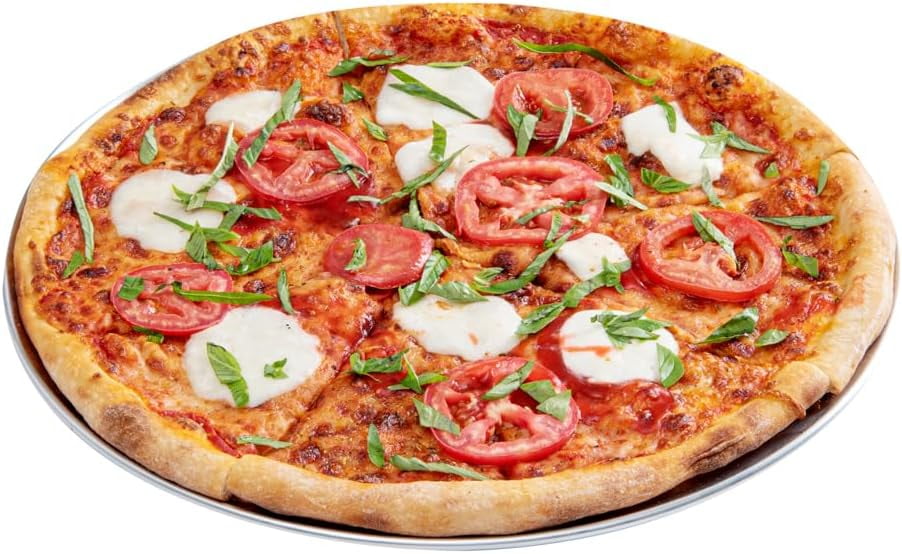 Aluminum Pizza Pan 16 inch Round Pizza Cooking Tray Pizza Baking Sheet ...