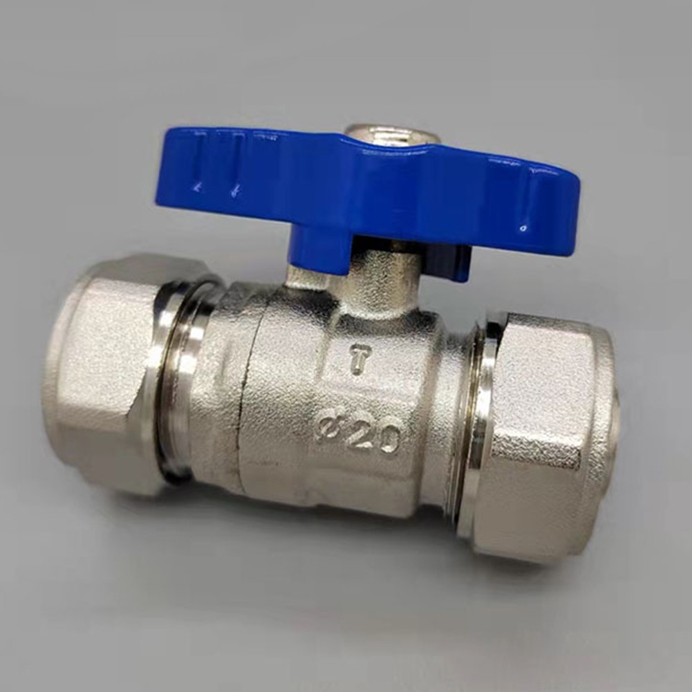 Aluminum plastic pipe ball valve card sleeve valve 4/6 points solar ...