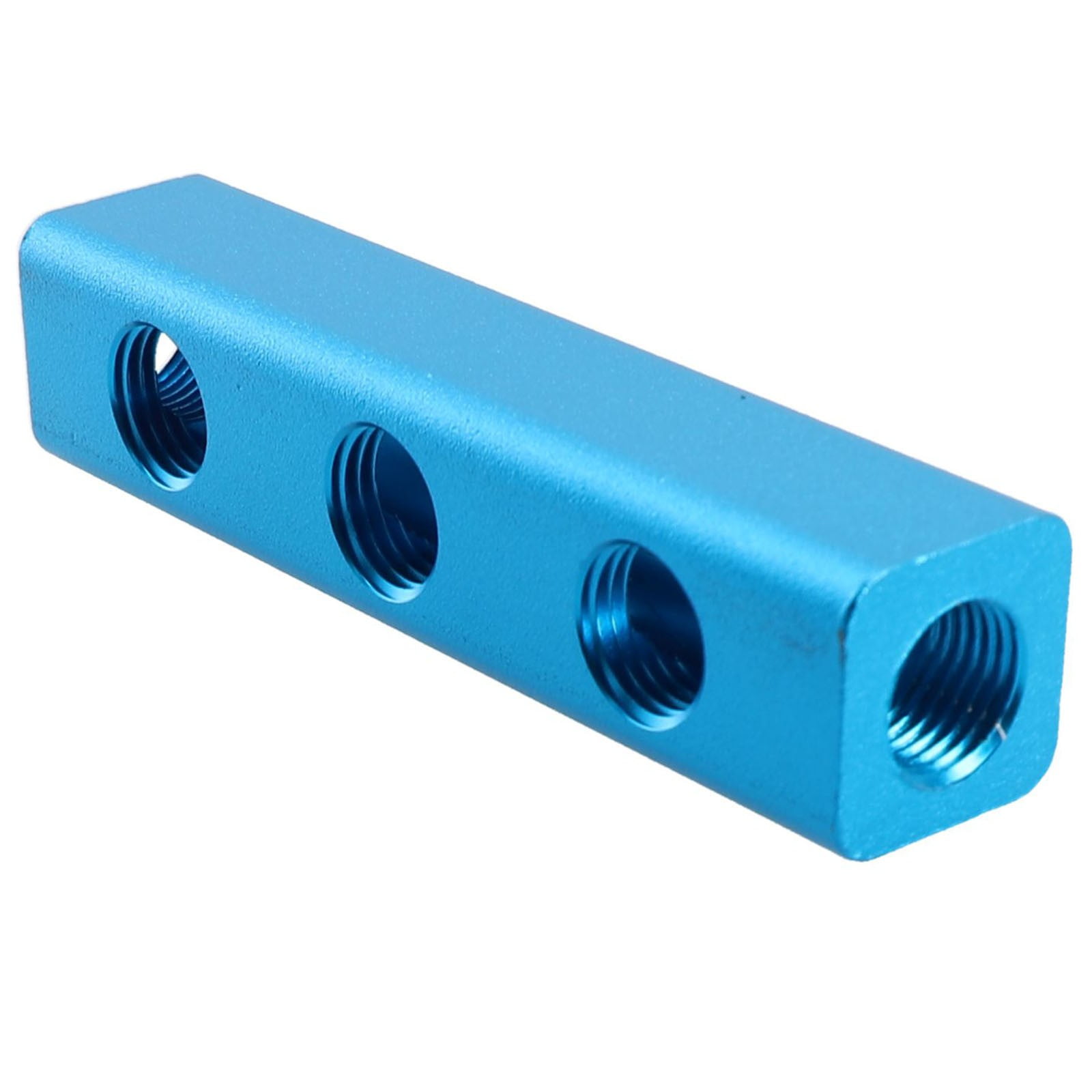 Aluminum Pneumatic Air Hose Manifold Block Splitter With 6 Ports And 1/ ...