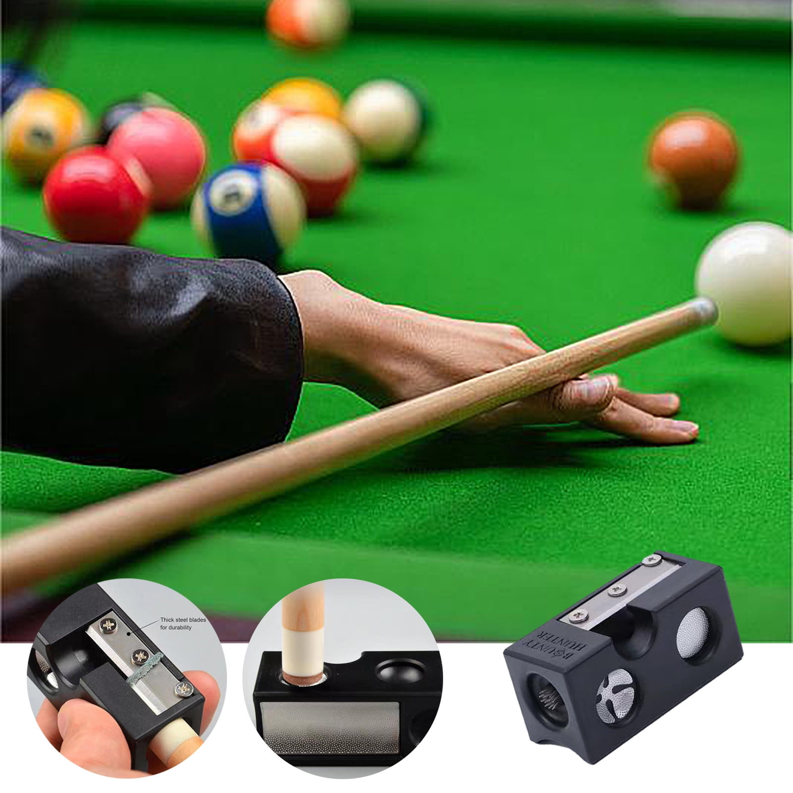 Aluminum Pool Cue Tip Shaper, Cue Tip Shaper, Cue Repair Kit, Pool Cue ...