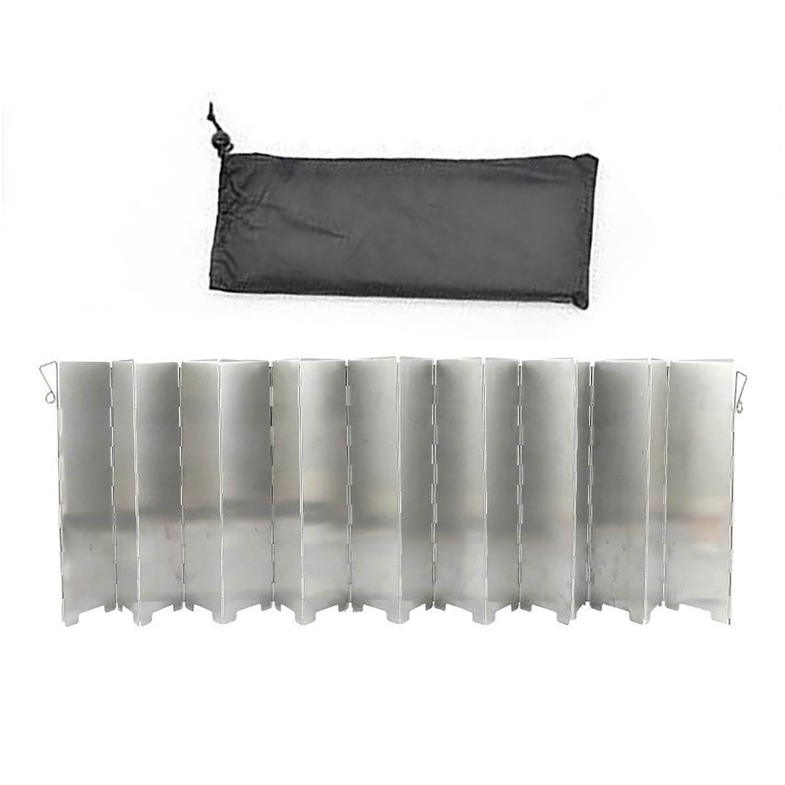Aluminum Portable Windbreak Shield Panel for Outdoor Camping Picnic BBQ ...