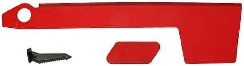 Aluminum Post Mounted Red Mailbox Flag Replacement Kit 1 in. H x 5 in ...