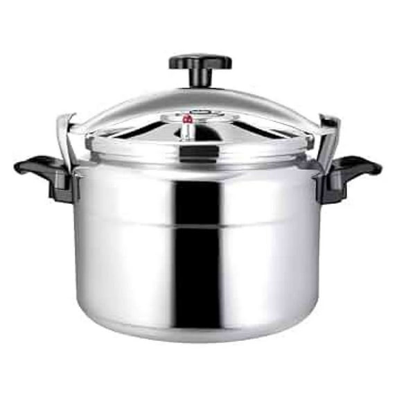 Aluminum Pressure Cooker 7L - Gas Stove - Silver - Fast Cooking Kitchen ...