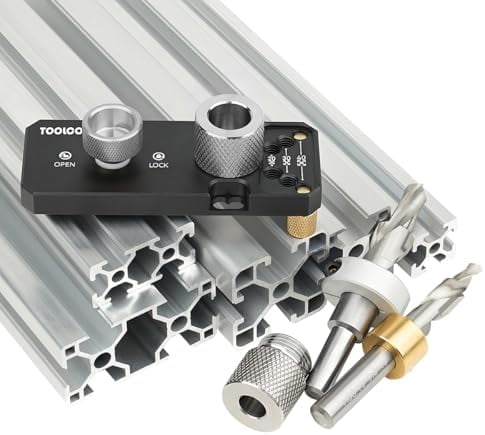 Aluminum Profile Drill Guide Access Hole Drill Jig With M6 And M8 Step ...