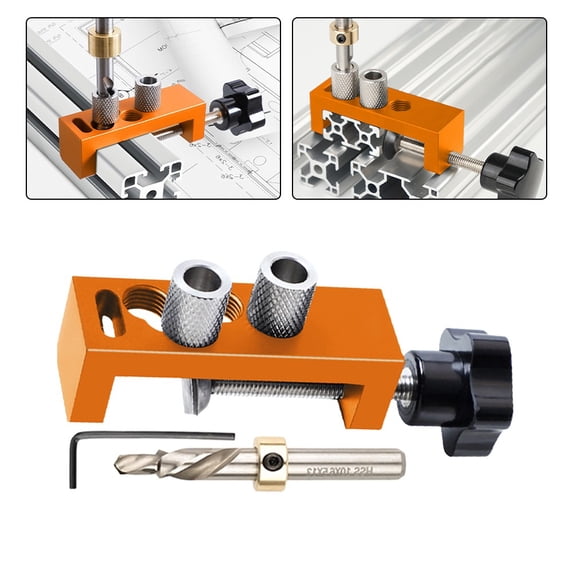 Aluminum Profile Punching Auxiliary Tool Jig Guide Drilling Position ...