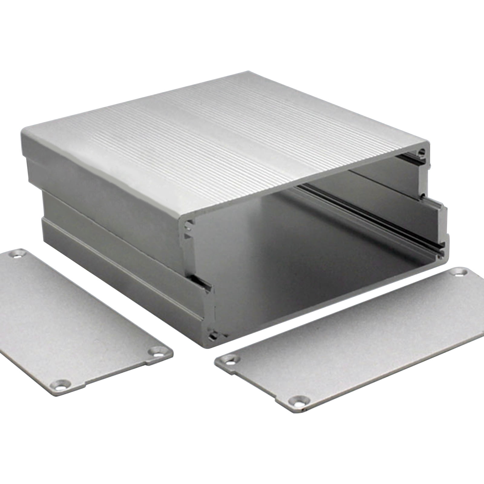 Aluminum Project Box Electronic Enclosure for Case for w/ Flange for ...
