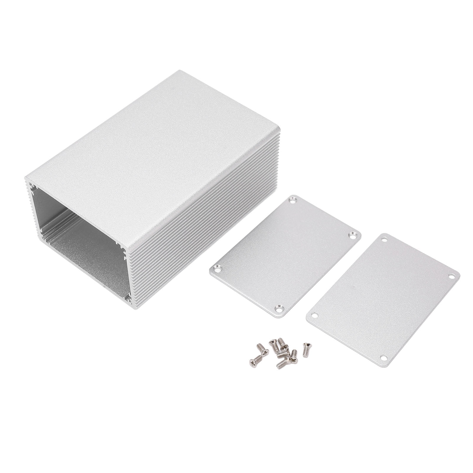 Aluminum Project Box Sandblasting Silver Waterproof Electronic Project ...
