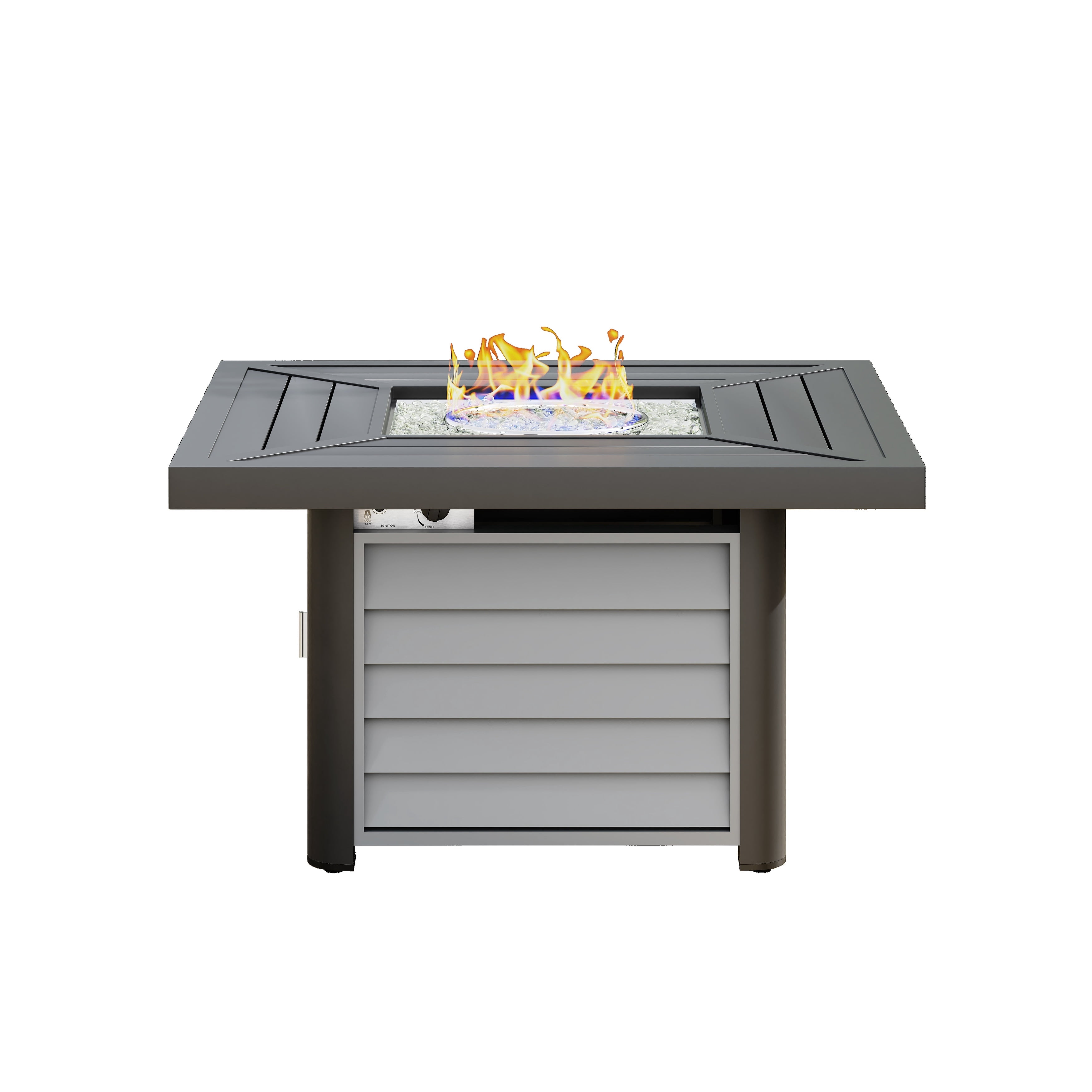 Aluminum Propane Fire Pit Table for Office Patio Gatherings - Walmart ...