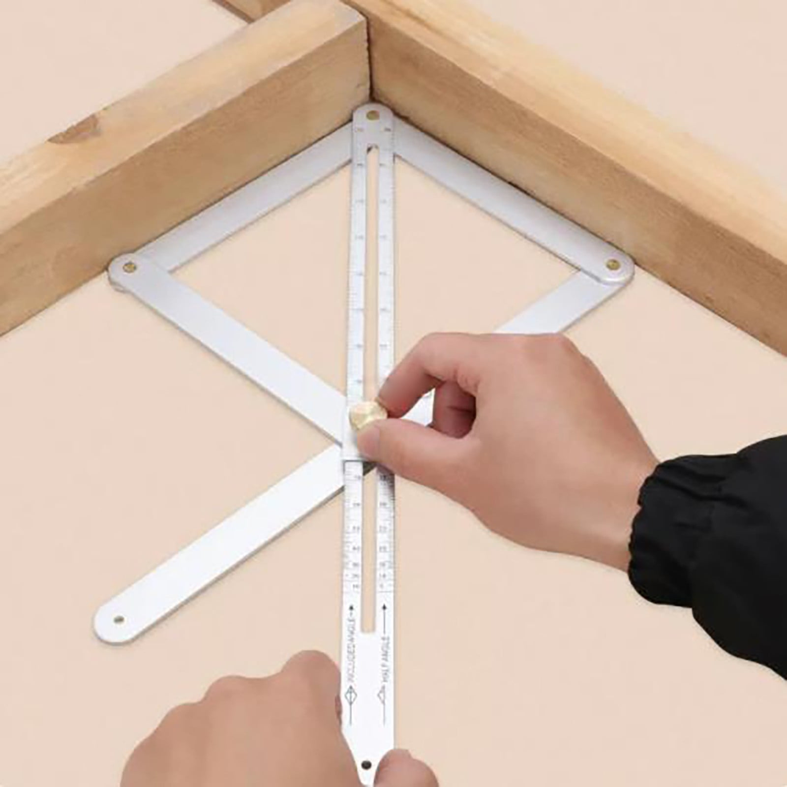 Aluminum Protractor Extended Corner Angle Finder Multifunctional ...